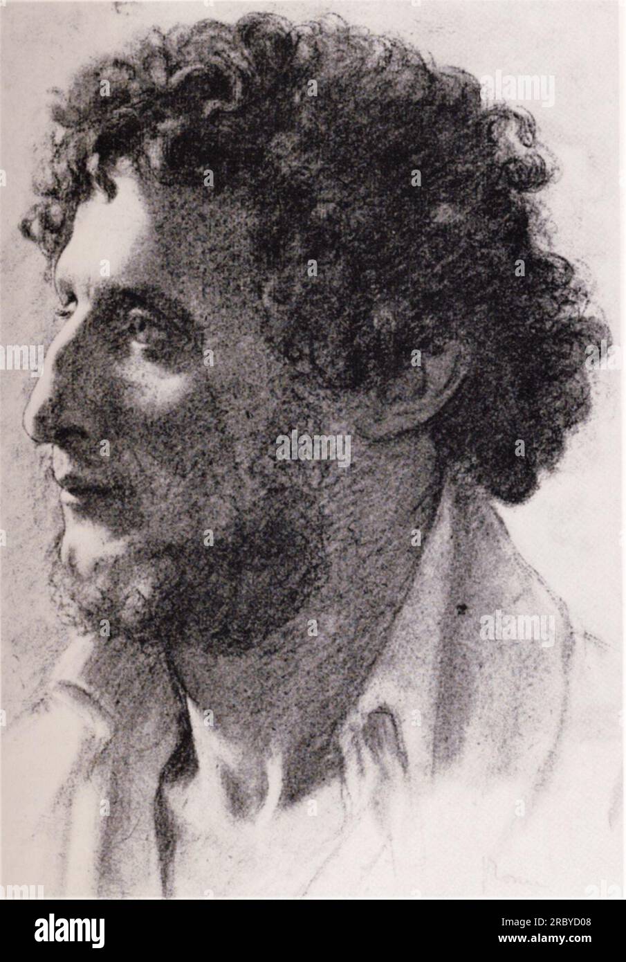 Portrait of an Italian 1856 by Edgar Degas Stock Photo - Alamy