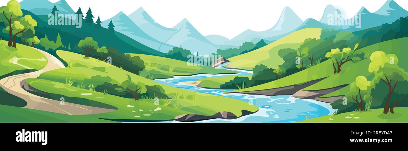 Winding vector vectors hi-res stock photography and images - Alamy