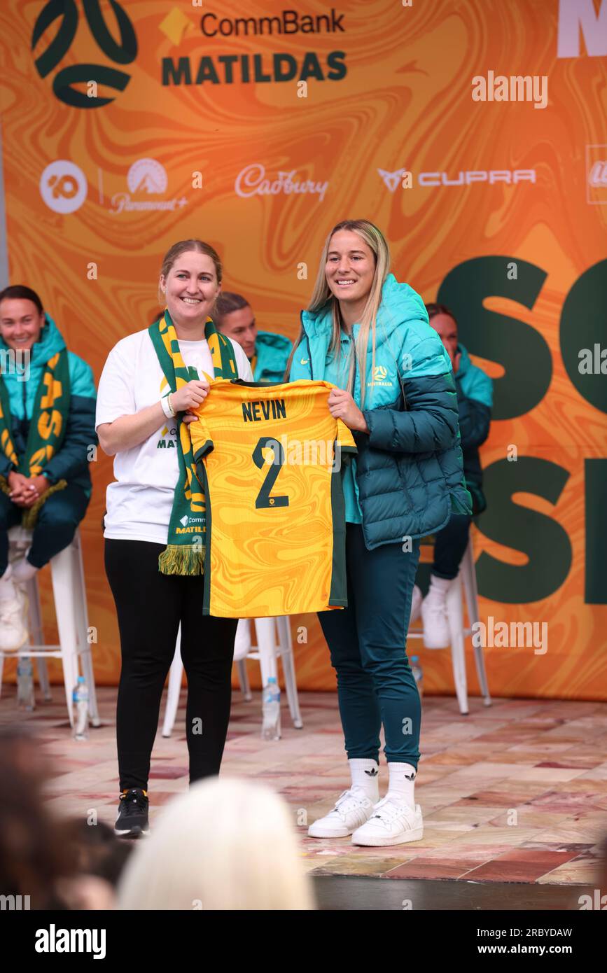 Melbourne, Australia. 11th July, 2023. Courtney Nevin of Australia is ...