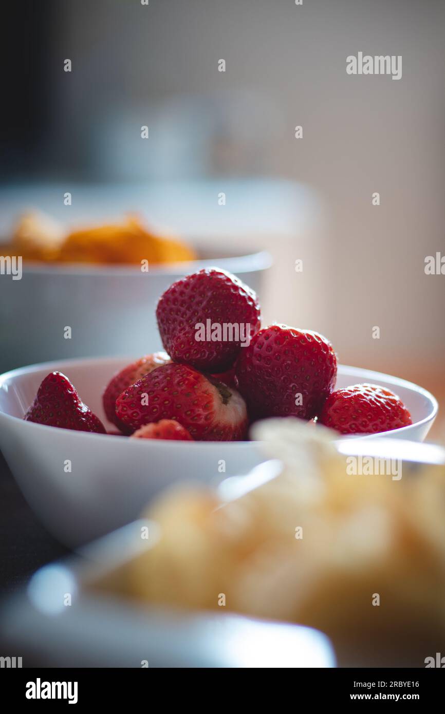 Preparing for a big family feast. Lunch together with friends ...