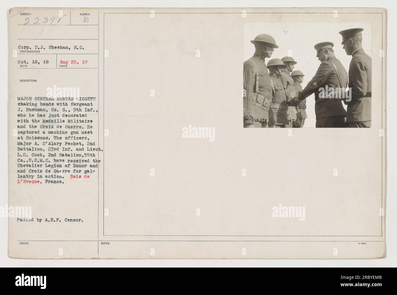 Major general hunter liggett hi-res stock photography and images - Alamy