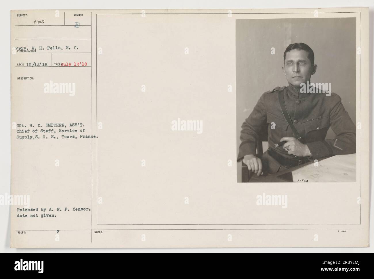 Colonel h c smithers hi-res stock photography and images - Alamy