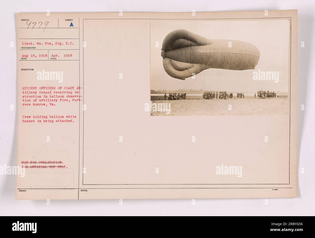 Student officers of the Coast Artillery School at Fortress Monroe, VA ...