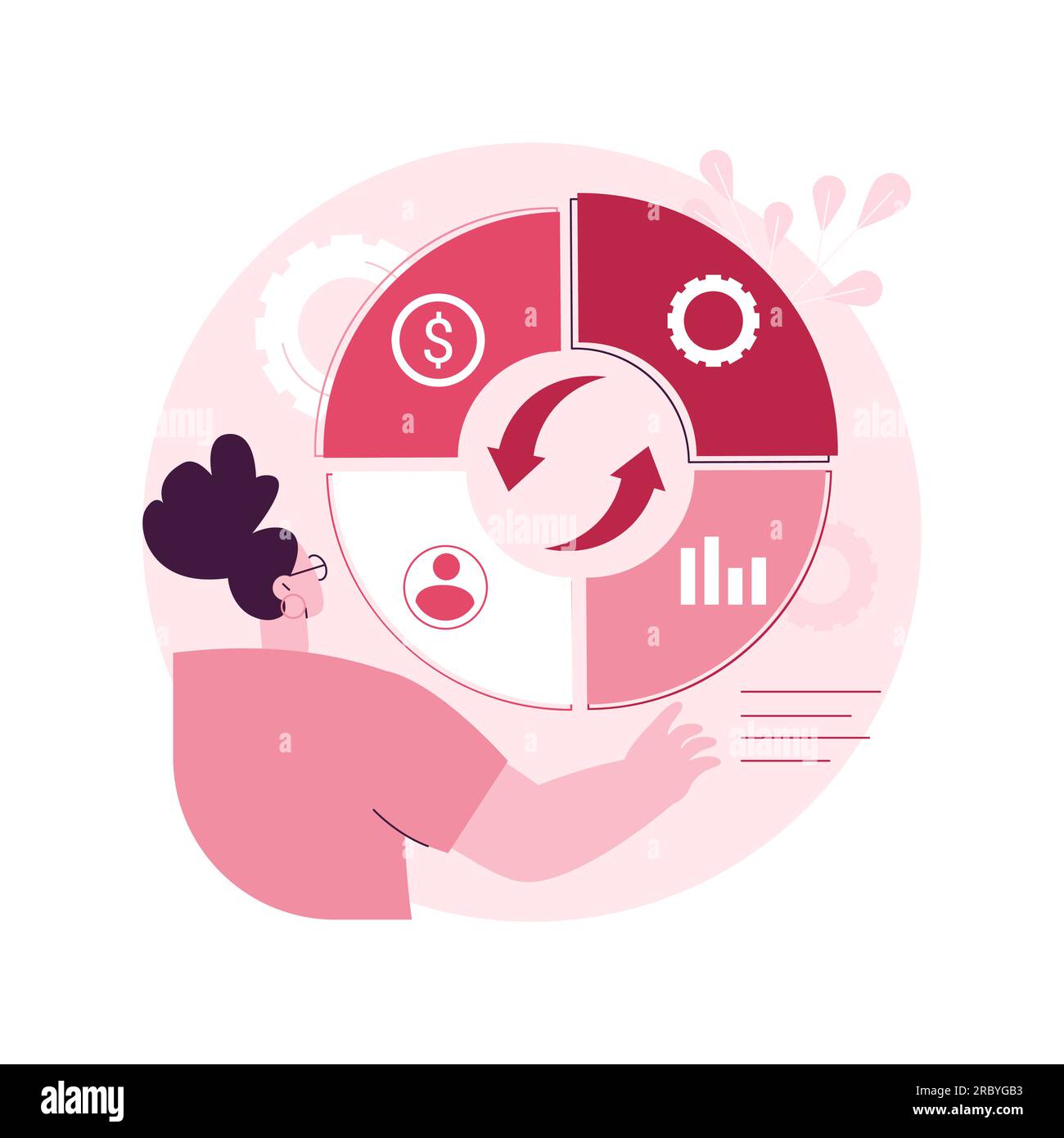 Balanced scorecard abstract concept vector illustration. Performance ...