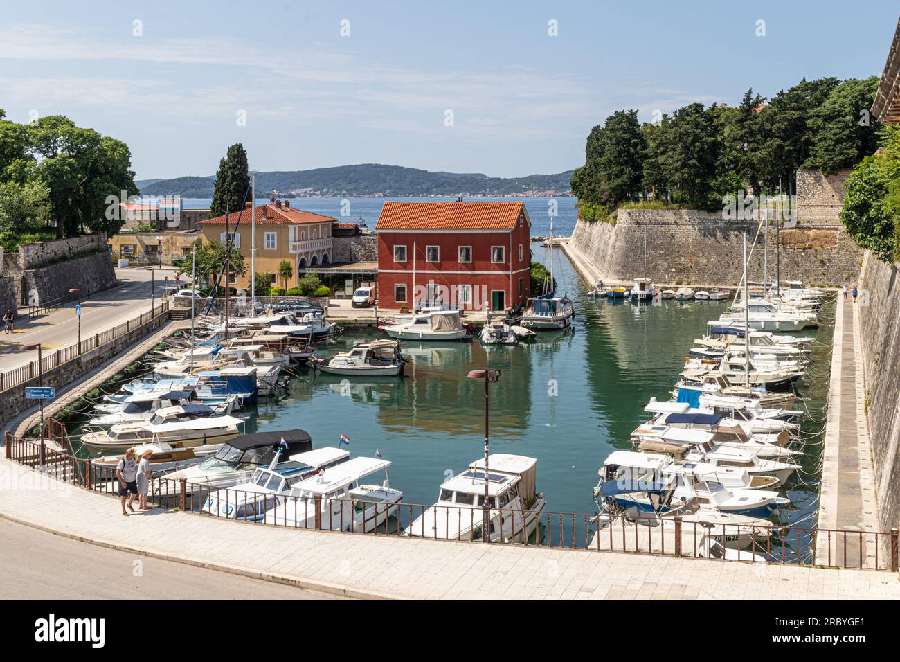 The ancient Port of Fosa in Zadar City, Croatia Stock Photo - Alamy