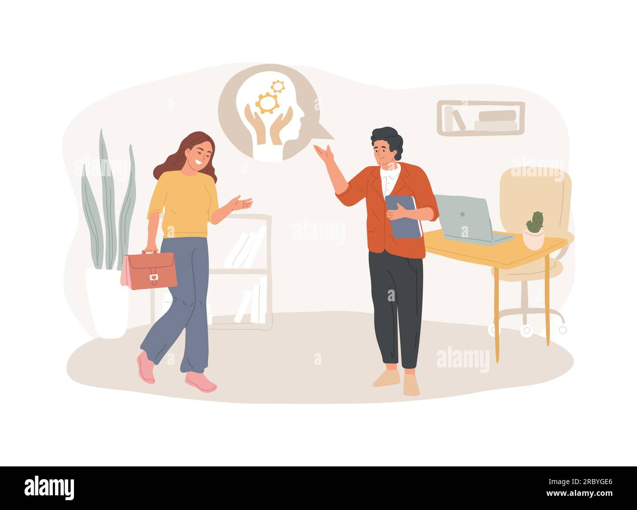 Psychological safety isolated concept vector illustration. Express ...