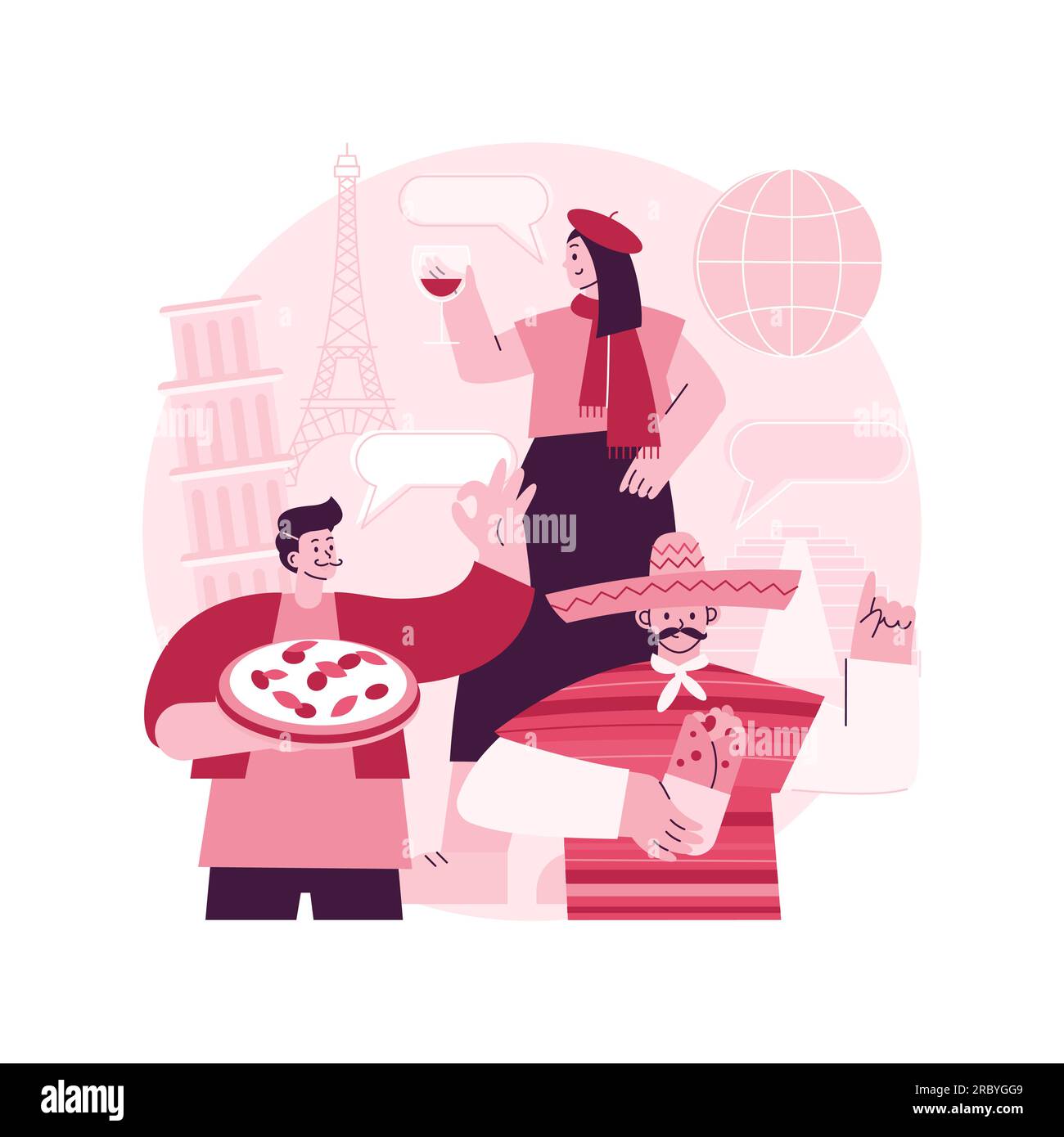 Ethnicity abstract concept vector illustration. Ethnic group, common ...