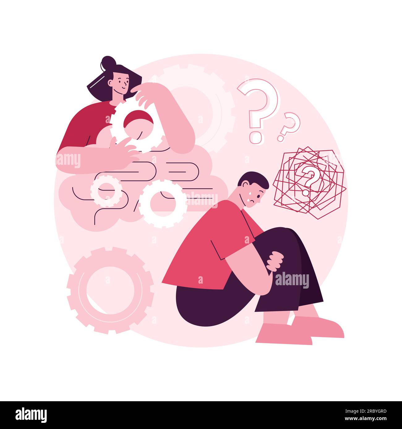 Gaslighting Abstract Concept Vector Illustration Psychological