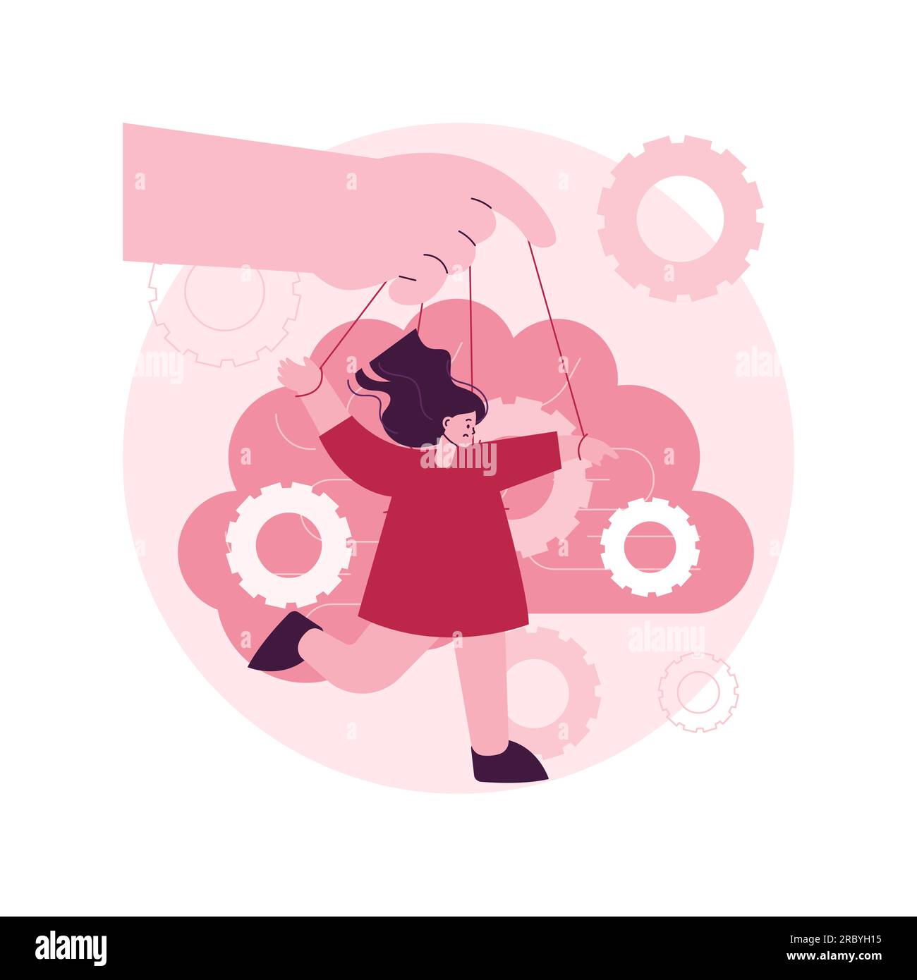 Psychological manipulation abstract concept vector illustration. Mental ... Psychological manipulation abstract concept vector illustration. Mental ...