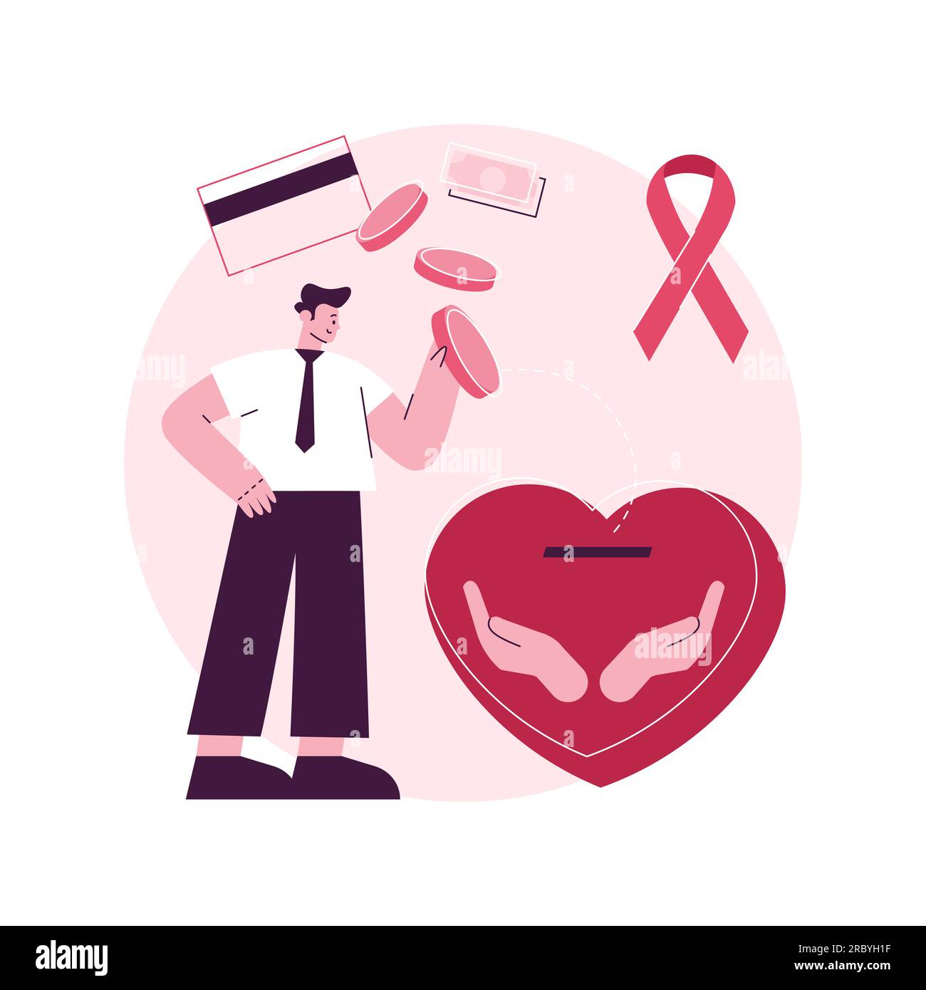 Public generosity Stock Vector Images - Alamy