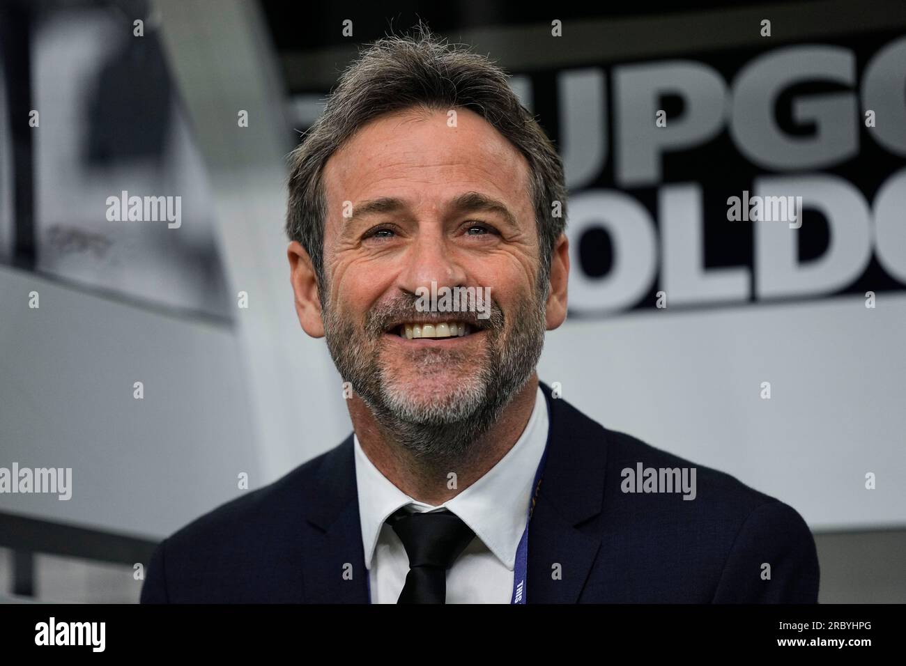 Panama head coach Thomas Christiansen looks on before a CONCACAF Gold ...
