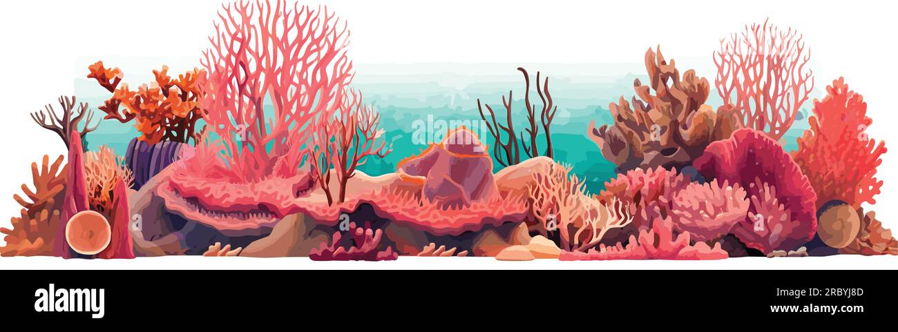 Reef habitat Stock Vector Images - Alamy