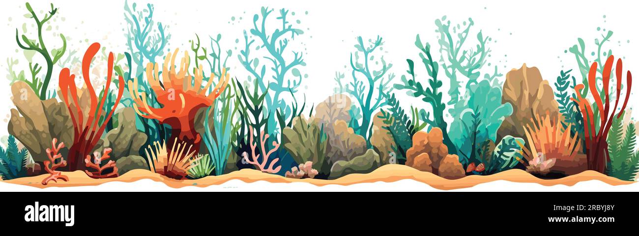 Reef ecology Stock Vector Images - Alamy