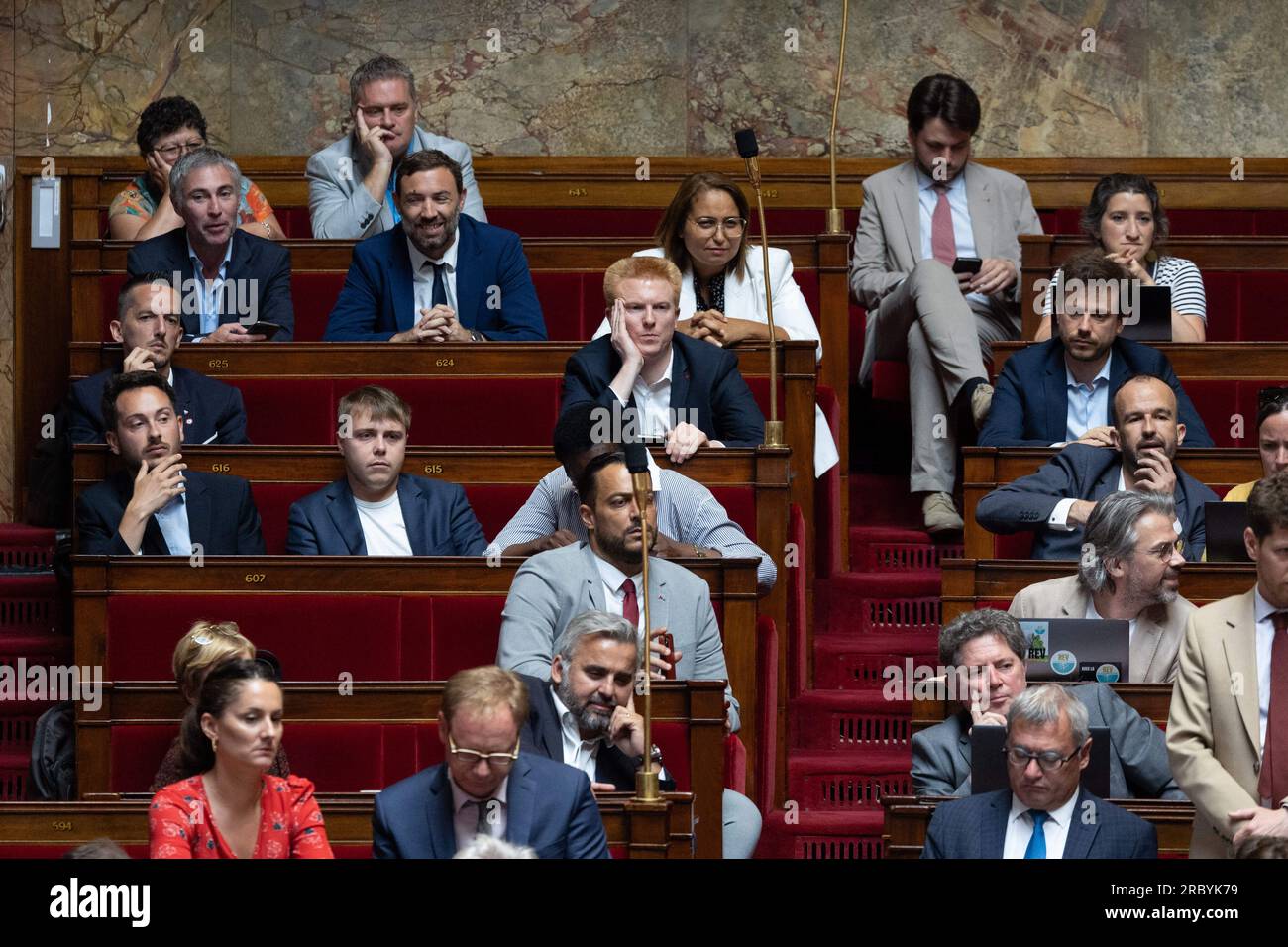 Paris, France. 11th July, 2023. French La France Insoumise (LFI) deputy ...