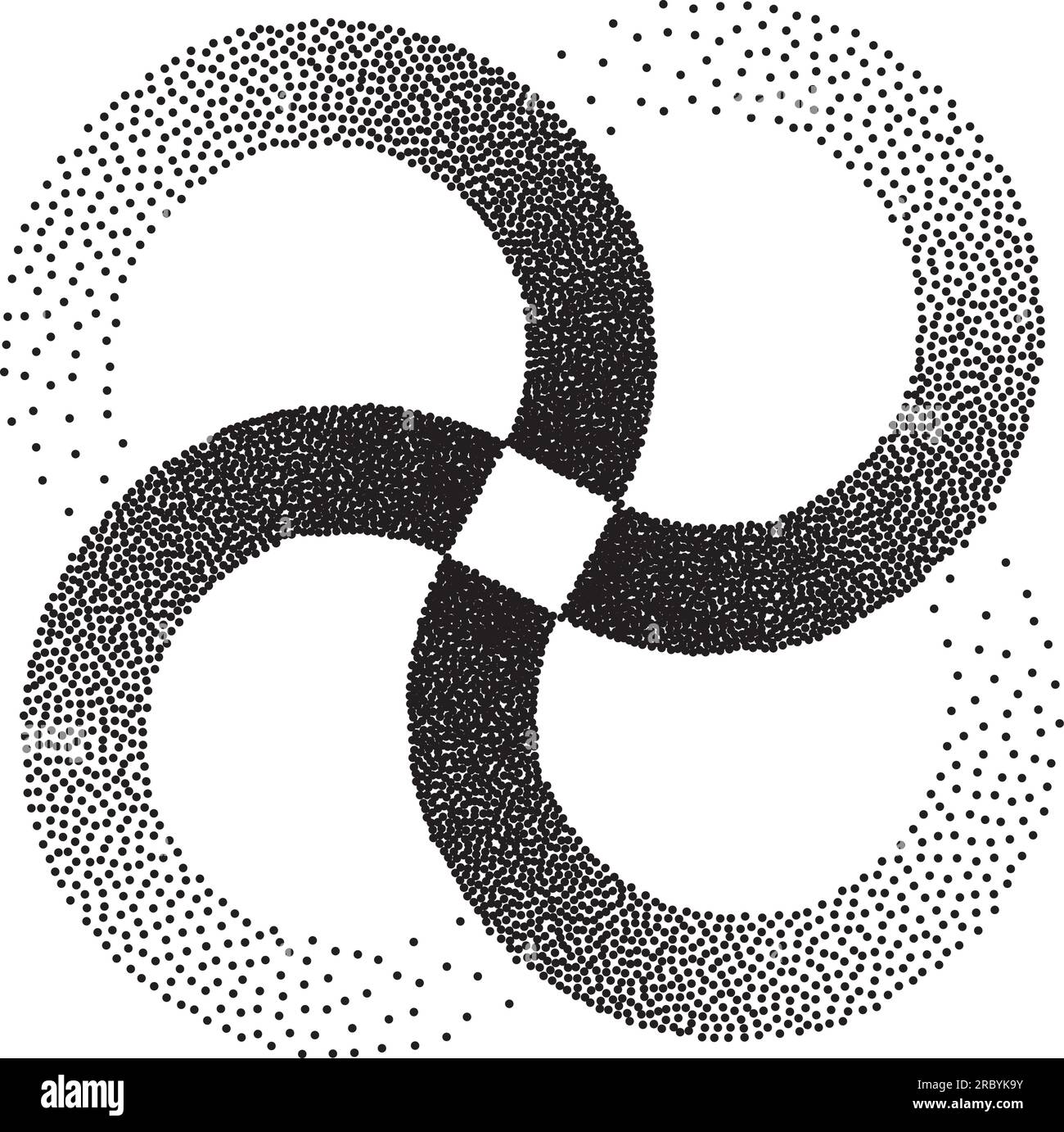 Infinity stipple shape isolated on white Stock Vector Image & Art - Alamy