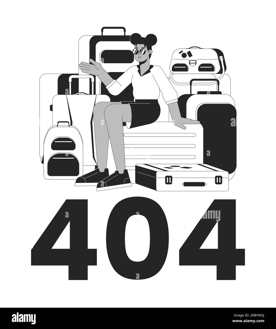 Black african american student teenager Stock Vector Images - Alamy