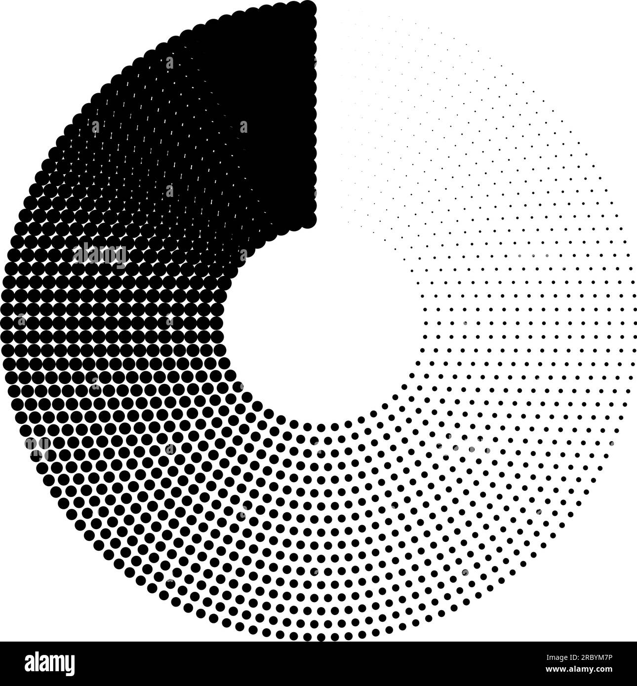 Circle half tone gradient background vector Stock Vector Image & Art - Alamy