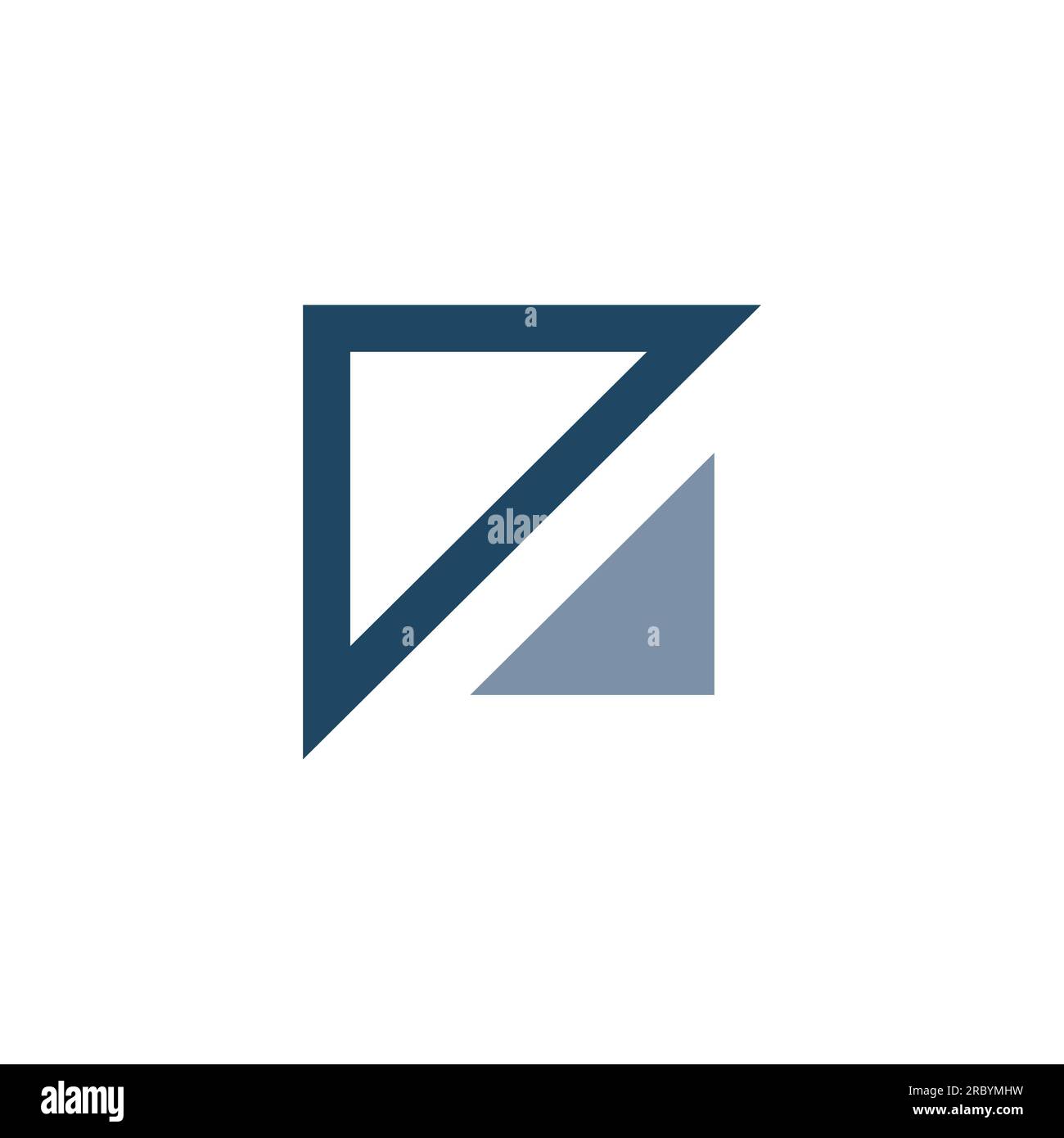 Abstract triangle logo design concept. Triangle shape. Abstrack ...