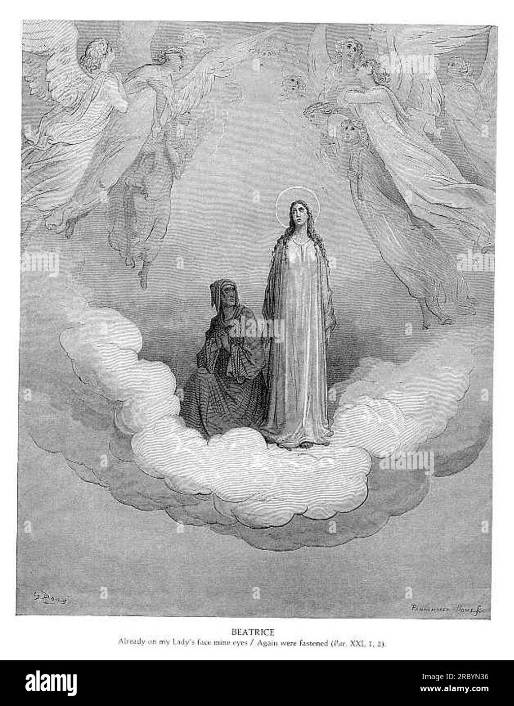 Beatrice II by Gustave Dore Stock Photo - Alamy