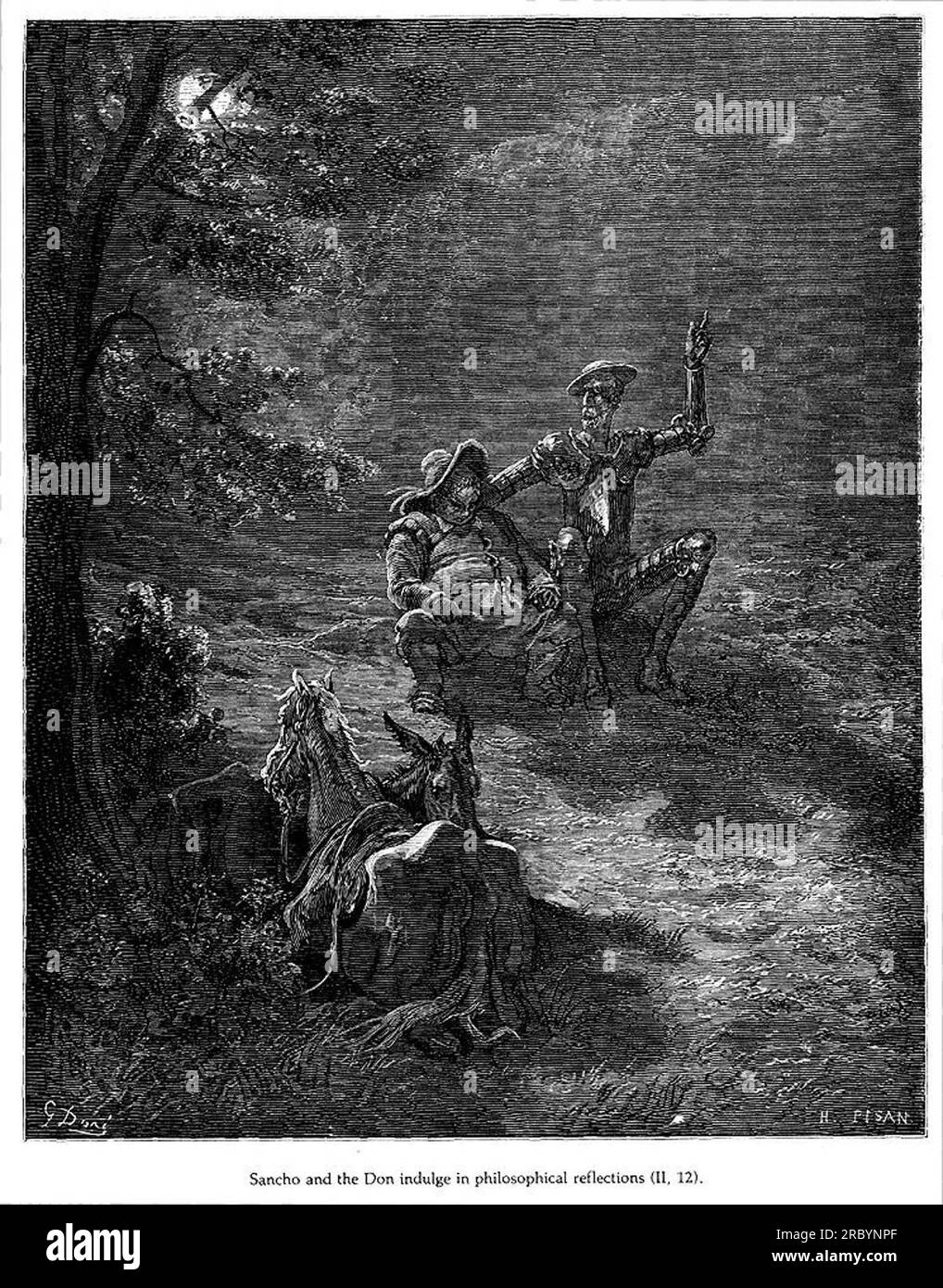 Don Quixote by Gustave Dore Stock Photo - Alamy