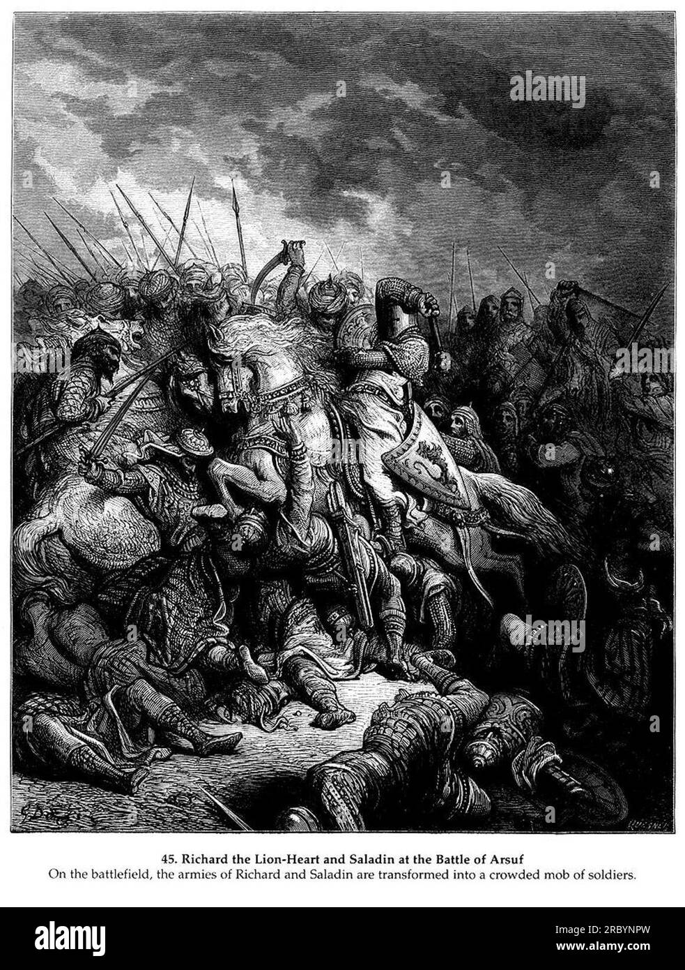 The battle of arsuf Cut Out Stock Images & Pictures - Alamy