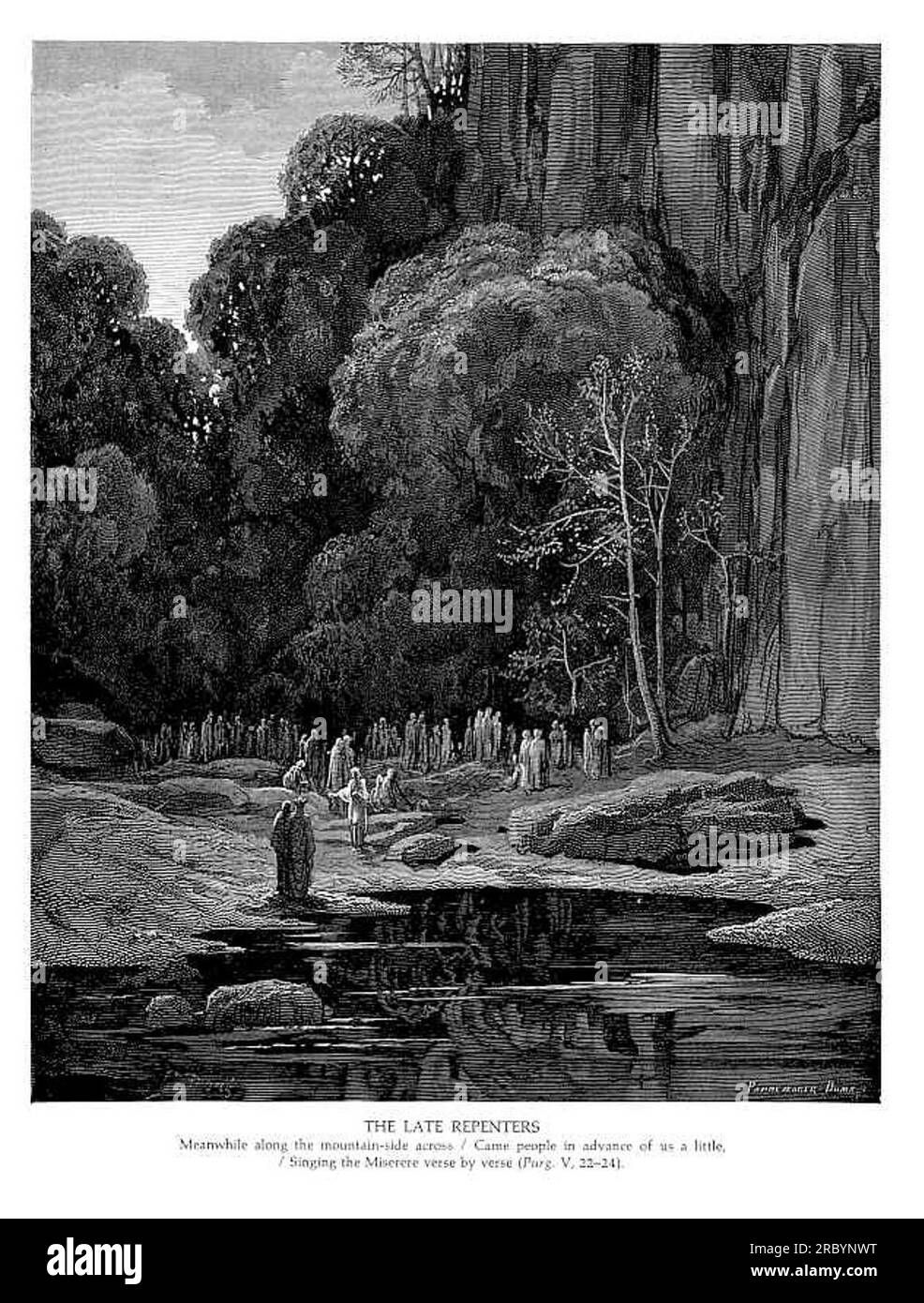 The Late Repenters II by Gustave Dore Stock Photo - Alamy