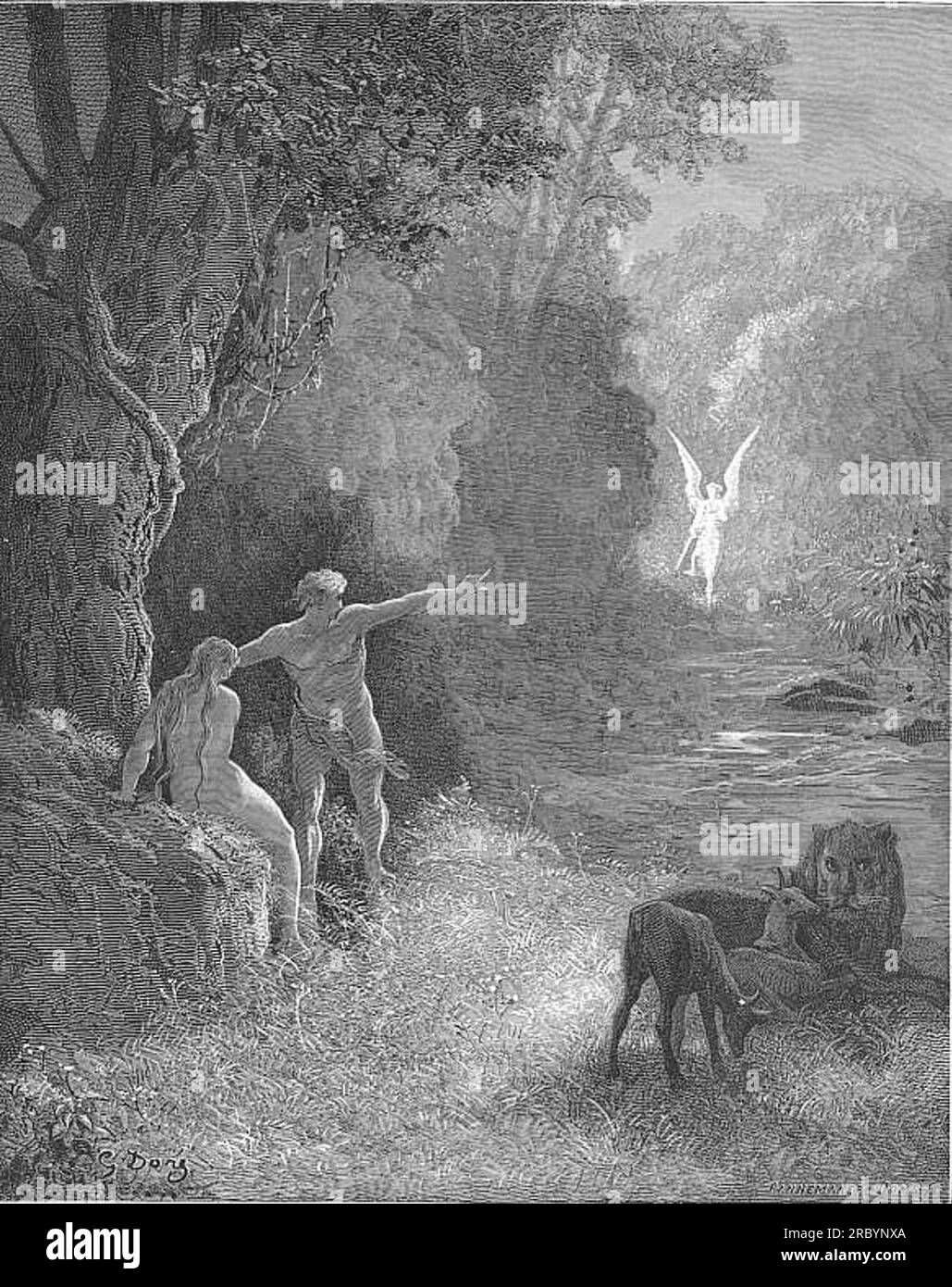 Eastward amoung those trees, what glorious shape Comes this way moving ...