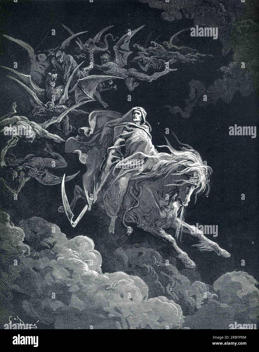 The Vision of Death 1868 by Gustave Dore Stock Photo - Alamy