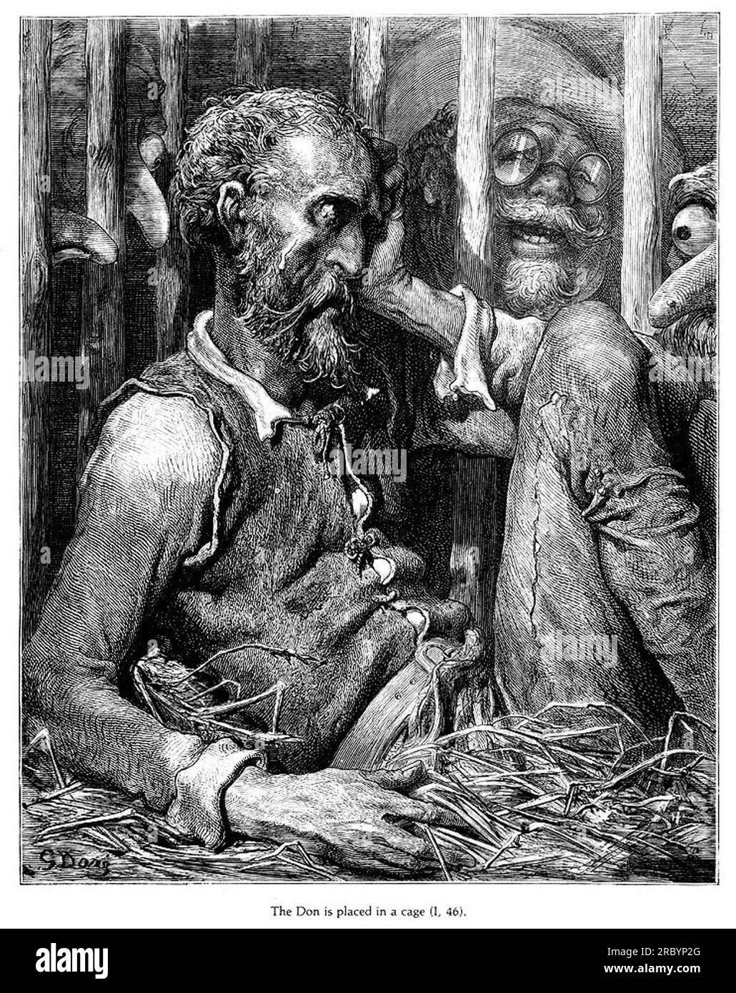 Don Quixote by Gustave Dore Stock Photo - Alamy