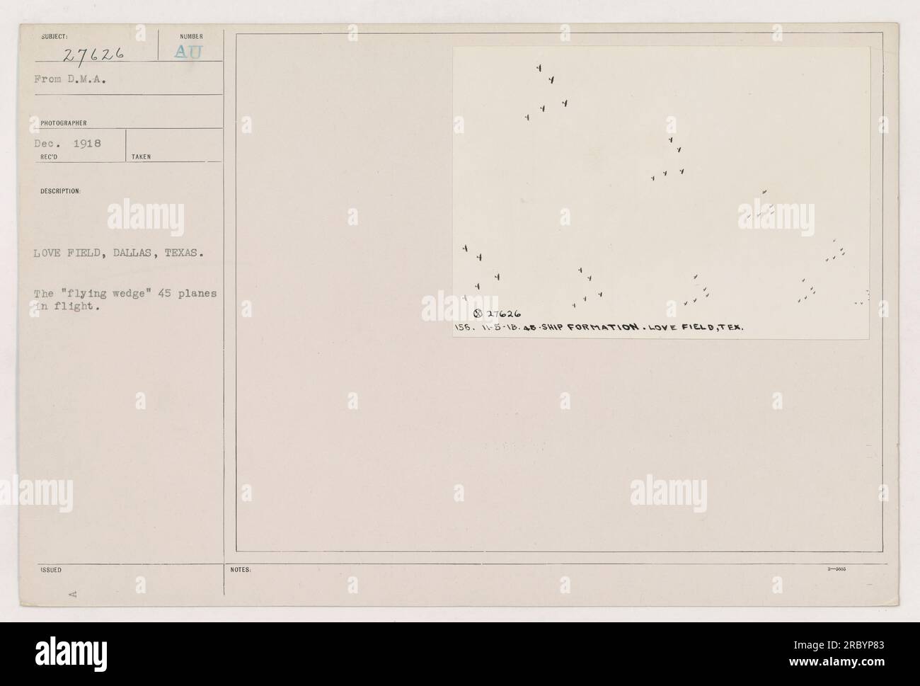 A formation of 45 planes, known as the "flying wedge," captured flying ...