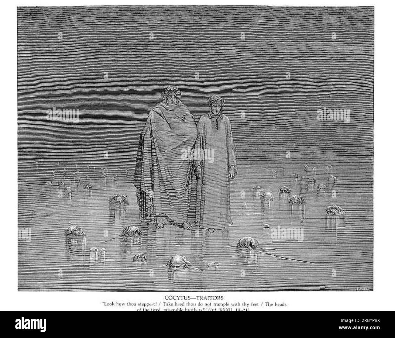 Cocytus traitors Black and White Stock Photos & Images - Alamy
