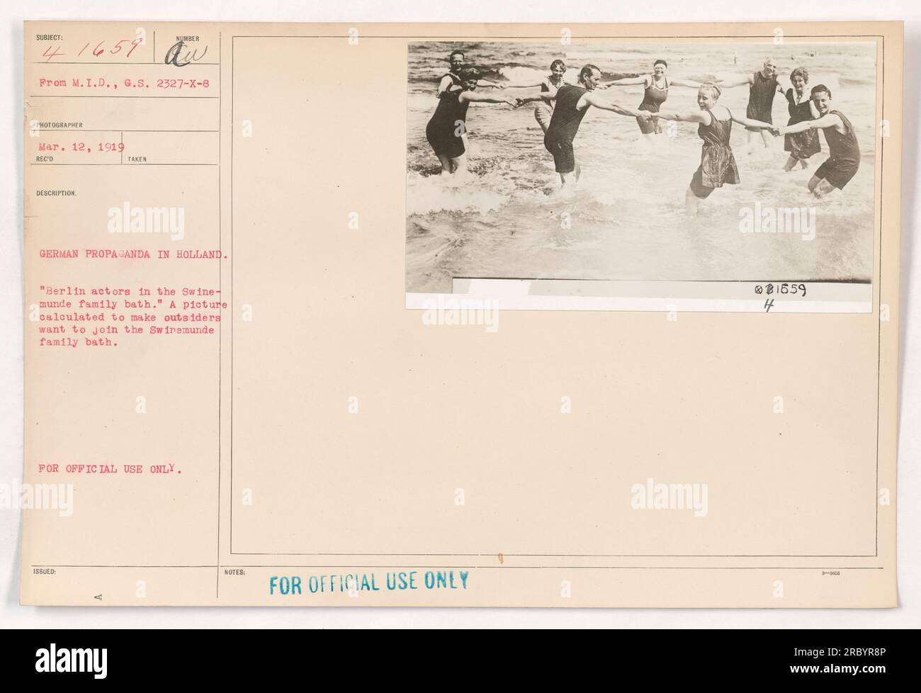 "German propaganda in Holland featuring actors from Berlin promoting ...
