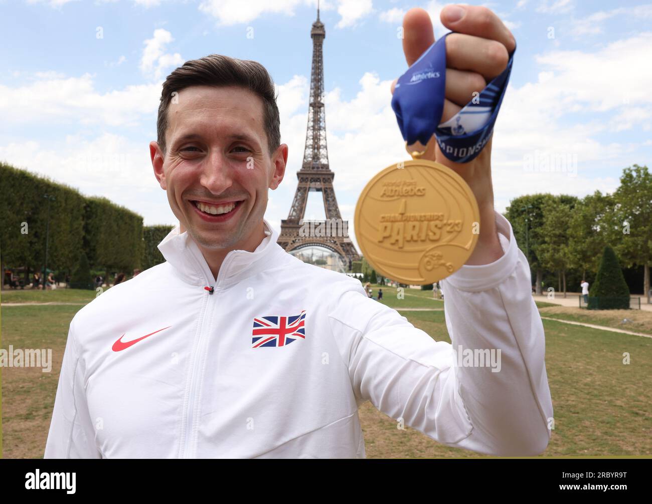 Paris, France. 11 July, 2023. Great Britain’s Jonathan Broom-Edwards ...