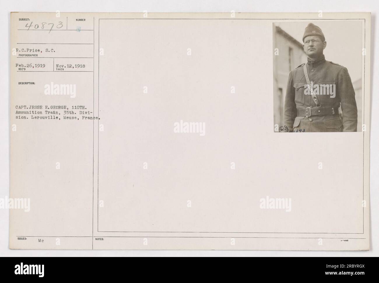 Soldiers of the 110th Ammunition Train, 35th Division, captured in a ...