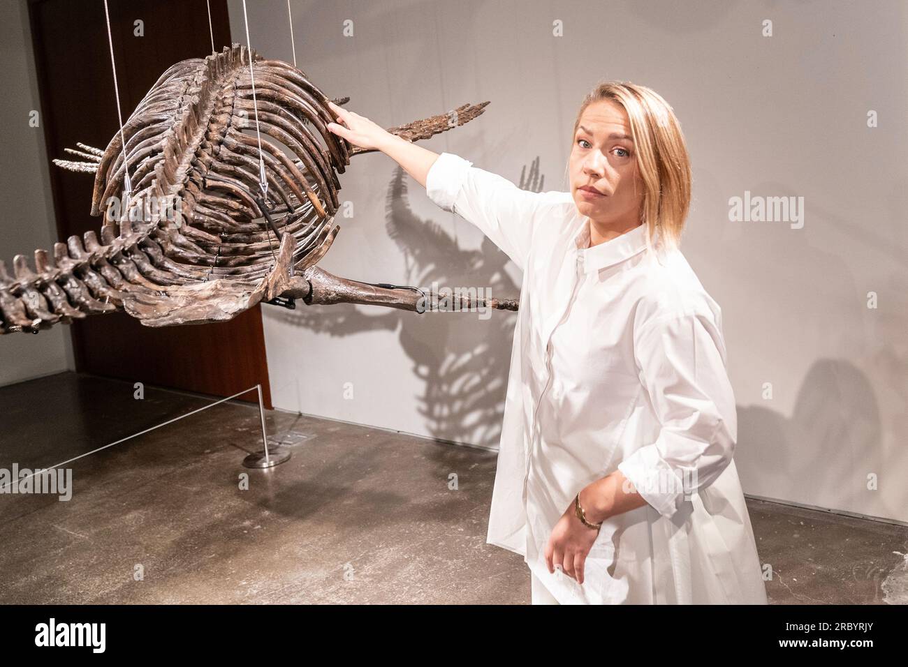 New York, USA. 10th July, 2023. Cassandra Hatton, Sotheby's Global Head ...