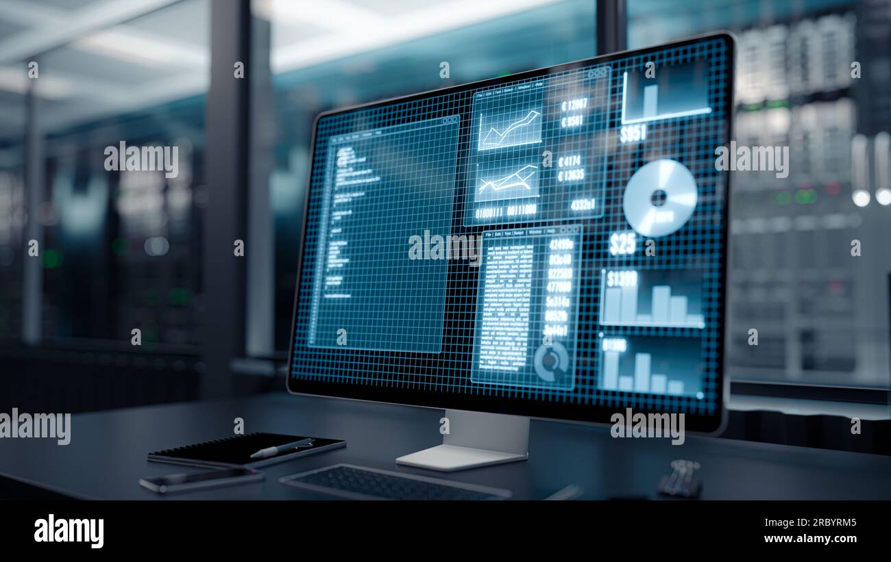 Data visualization techniques hi-res stock photography and images - Alamy