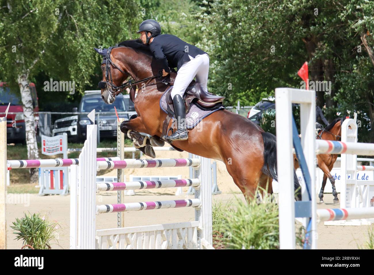 rider competition in germany, hessen, bommersheim Stock Photo - Alamy