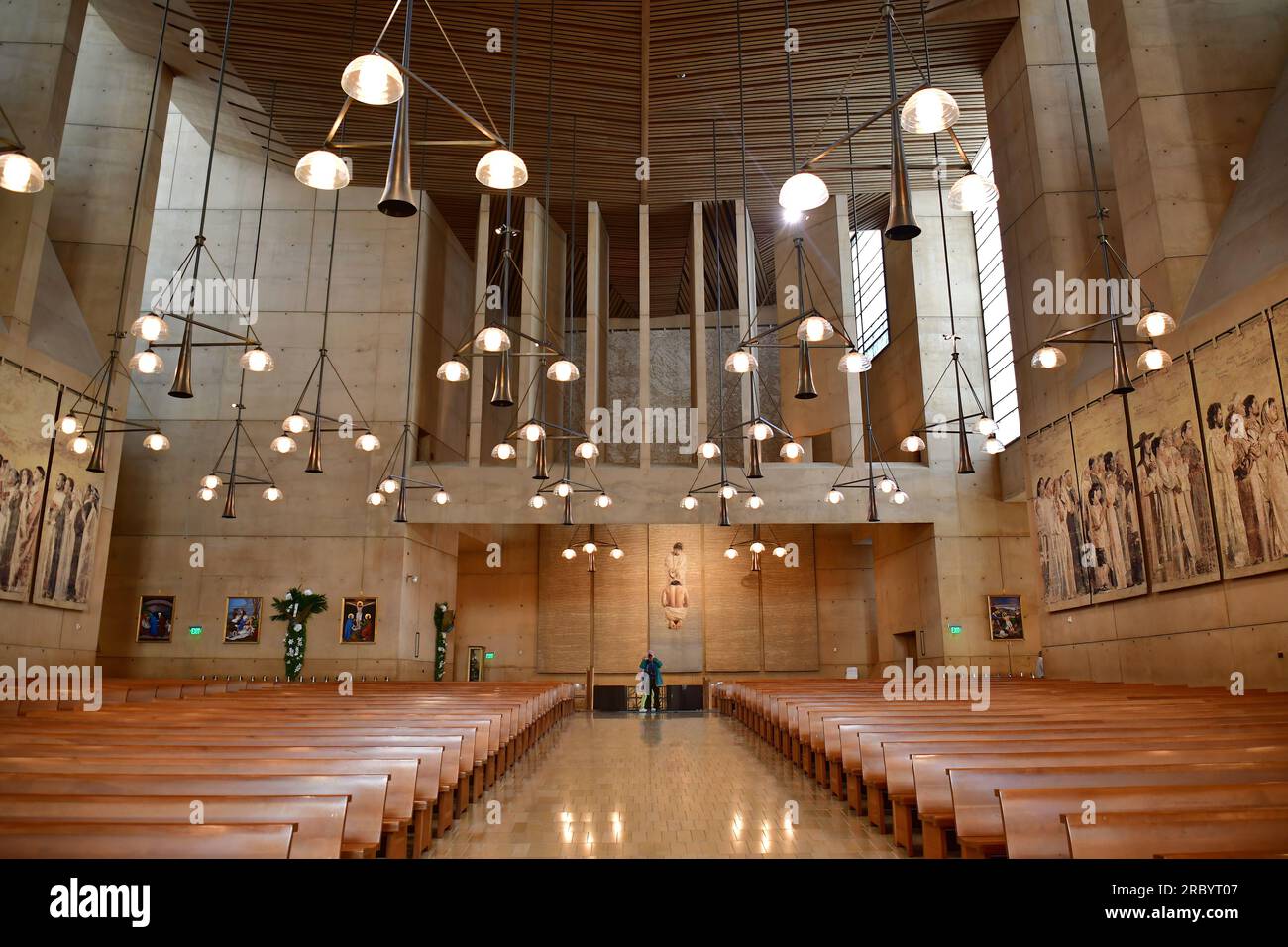 interior, Los Angeles Cathedral, Cathedral of Our Lady of the Angels ...