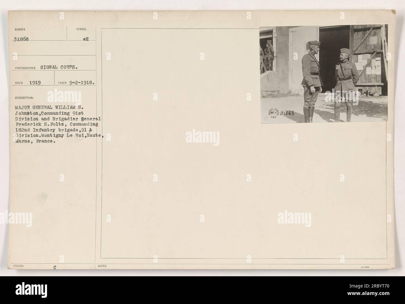 182nd infantry hi-res stock photography and images - Alamy