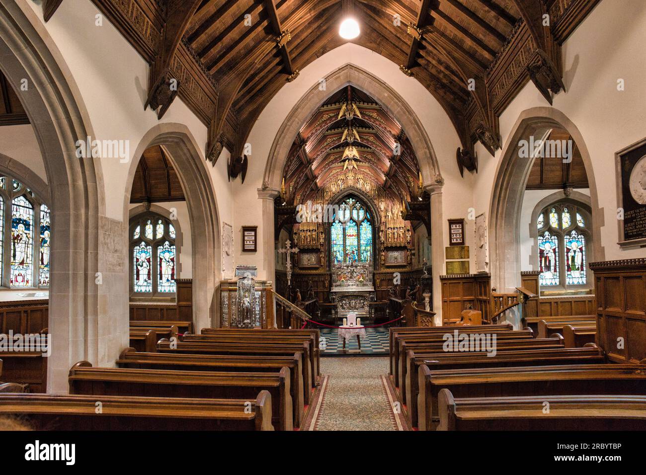 Sandringham church of st mary magdalene hi-res stock photography and ...