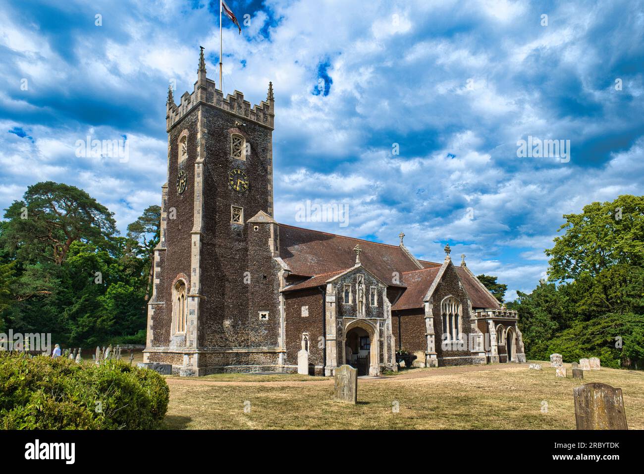 Sandringham church of st mary magdalene hi-res stock photography and ...