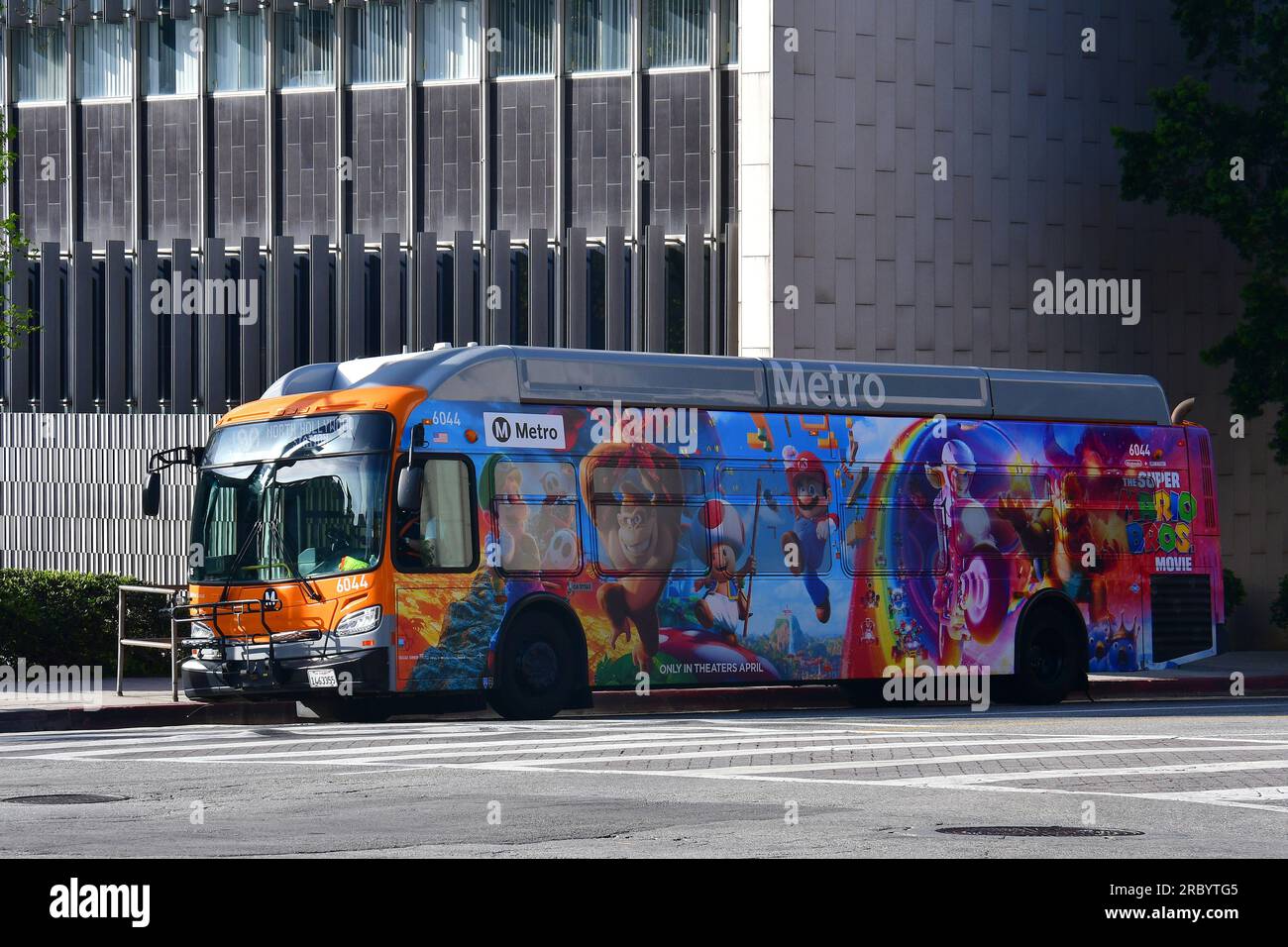 Metro Local bus, Los Angeles, USA, North America Stock Photo - Alamy