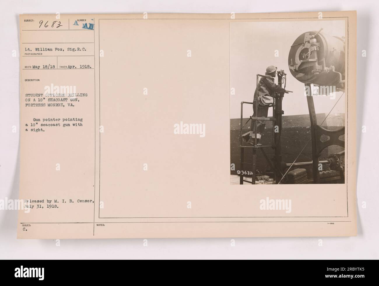 Student officers at Fortress Monroe, Virginia participating in drill ...