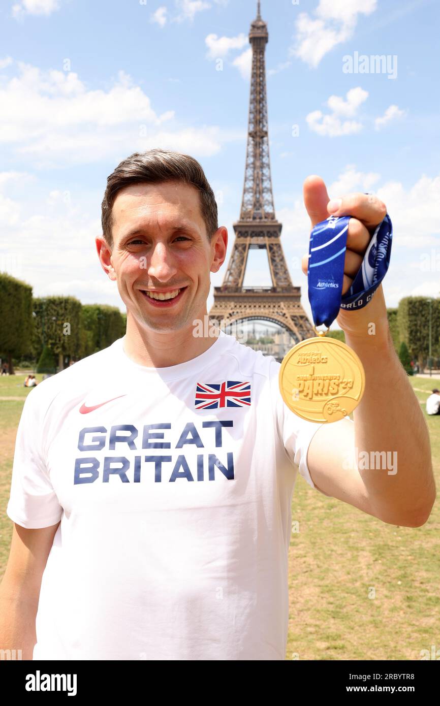 Paris, France. 11 July, 2023. Great Britain’s Jonathan Broom-Edwards ...