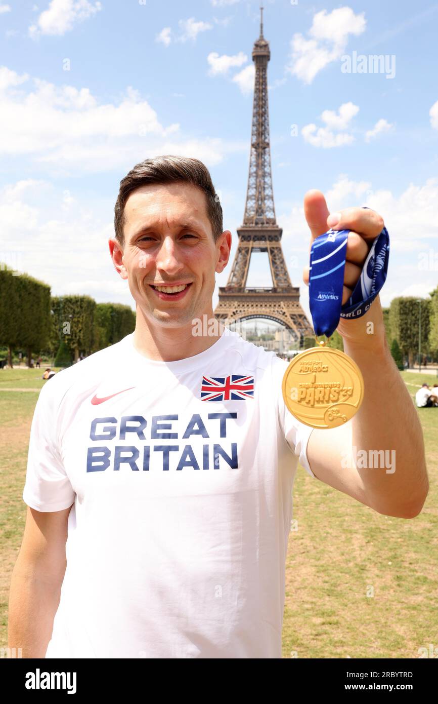 Paris, France. 11 July, 2023. Great Britain’s Jonathan Broom-Edwards ...