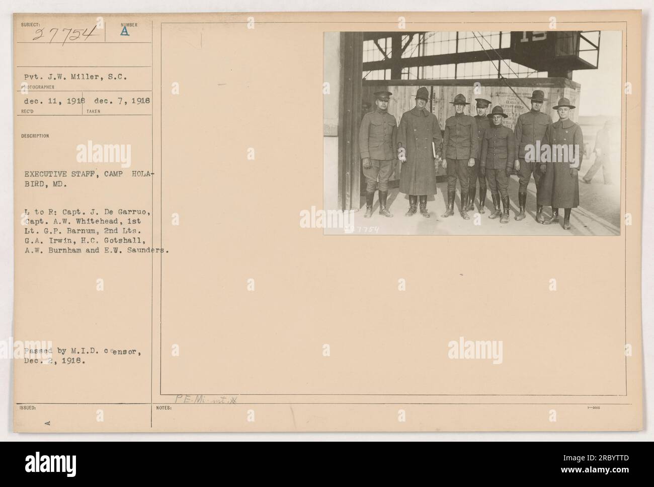Lt m v saunders hi-res stock photography and images - Alamy