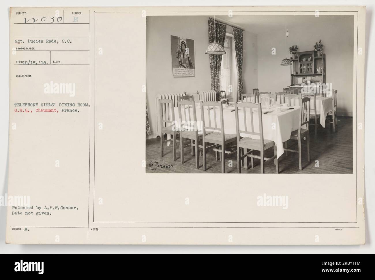 Sgt. Imoien Rode of the Signal Corps captured this photograph at the ...