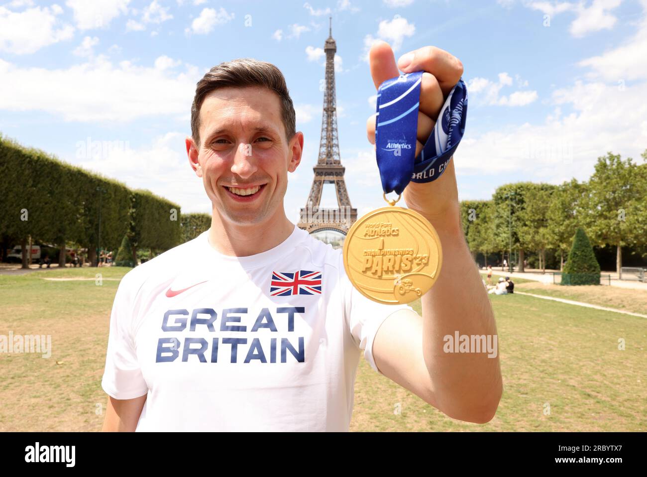 Paris, France. 11 July, 2023. Great Britain’s Jonathan Broom-Edwards ...