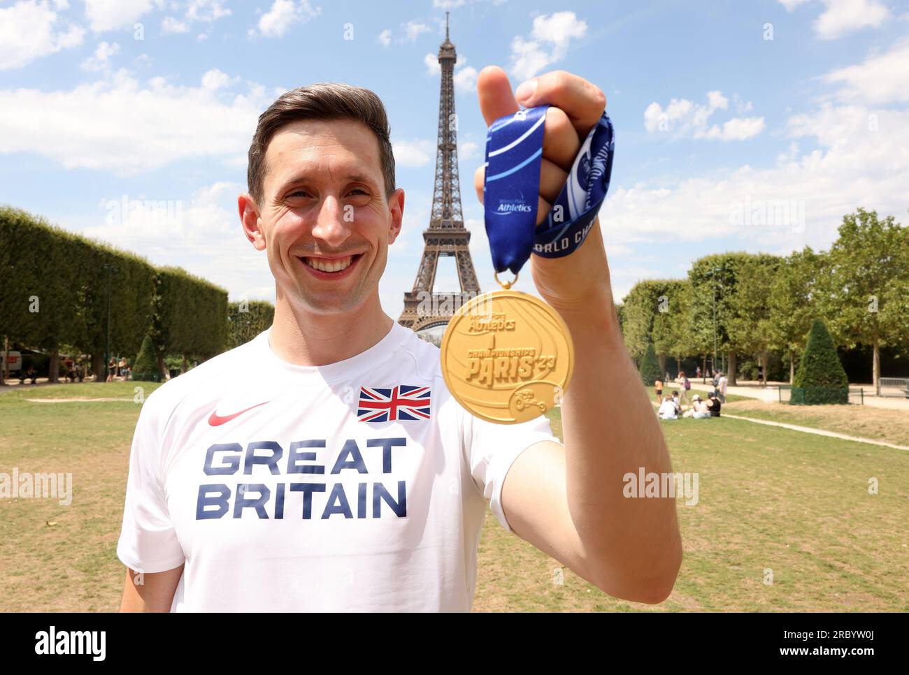 Paris, France. 11 July, 2023. Great Britain’s Jonathan Broom-Edwards ...