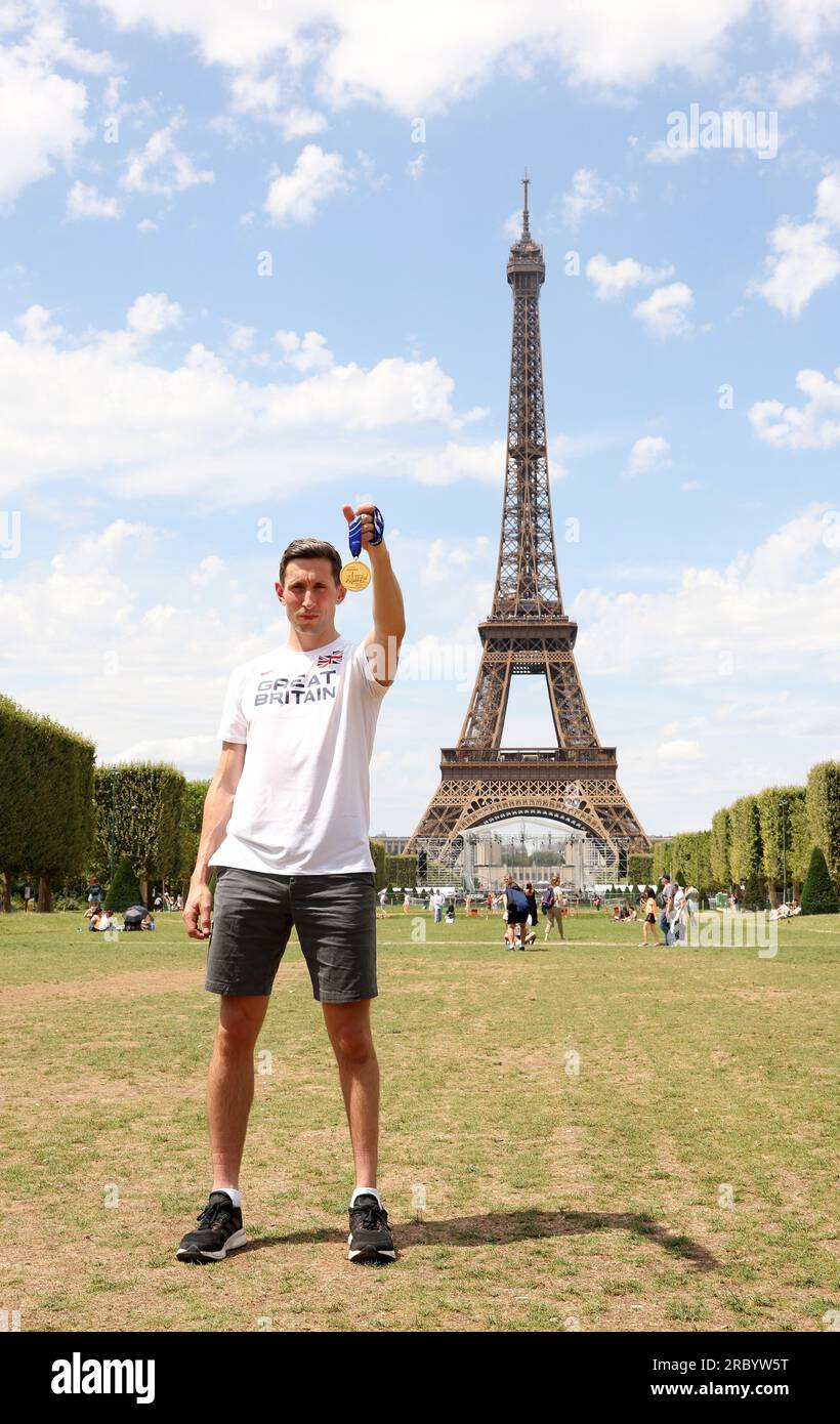 Paris, France. 11 July, 2023. Great Britain’s Jonathan Broom-Edwards ...